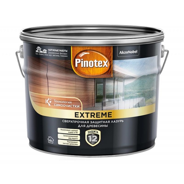 Pinotex Extreme (Tinova Professional) бесцветная, лессирующая краска ...